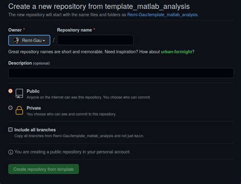 Template Repository For MATLAB Octave Projects FIXME V Documentation