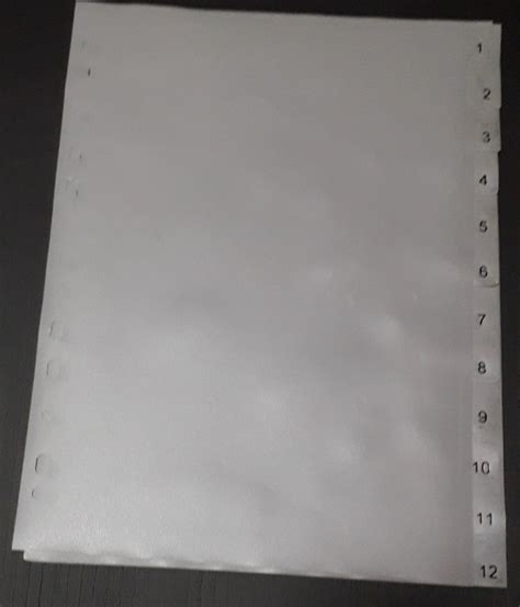 File Dividers Hobbies And Toys Stationery And Craft Stationery And School