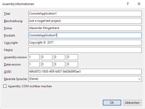 How To Quickly Turn Your Csproj Into A Nuget Package Alexklingenbeckde