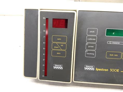 Edwards Spectron 300e Helium Leak Detector Control Display Module