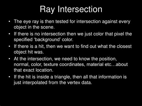 Ppt Ray Tracing Powerpoint Presentation Free Download Id3849617