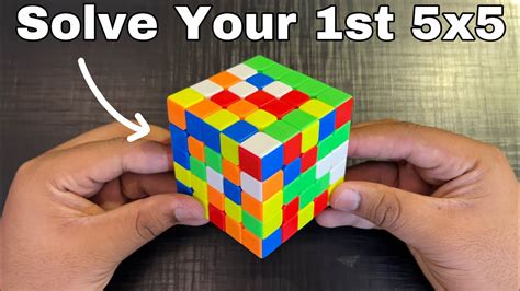 How To Solve A 5x5 Rubiks Cube Without Algorithms Hindi Urdu Youtube