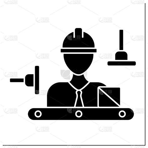 生产部门的字形图标