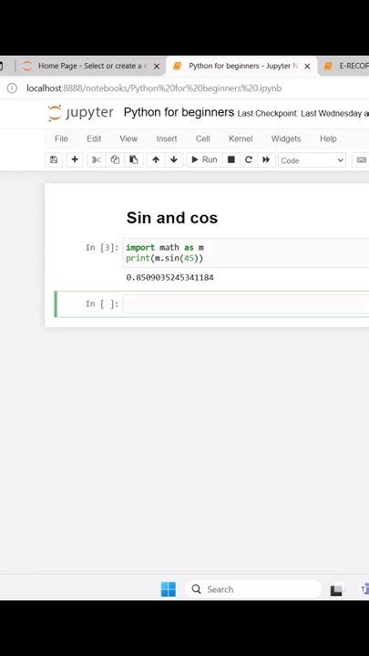 Python For Beginners Program 15 Mathematical Concepts