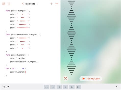 Print To The Console In Swift Playgrounds For IPad Building Rainbows