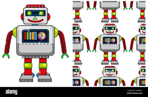 Seamless Design Pattern Isolated On White Illustration Stock Vector Image And Art Alamy