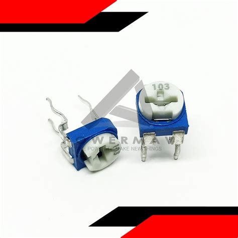 2pcs 10k Trimpot Top Adjustable Trimmer Pot Variable Resistor Rm065