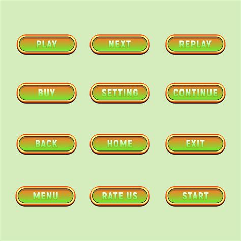 Play Button Game Design Vector Templates 21768087 Vector Art At Vecteezy