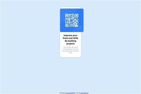 Frontend Mentor Qr Component Coding Challenge Solution
