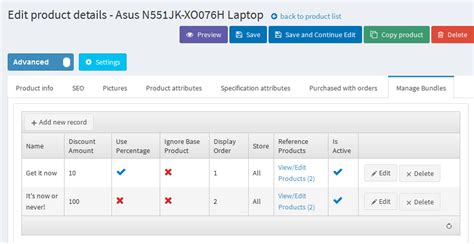 Bundled Discount Plugin For Nopcommerce Nopaccelerate Shop