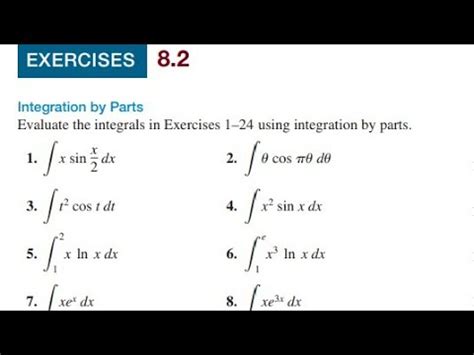 Exercise 8 2 Question 1 10 Thomas Calculus 14 Edition YouTube
