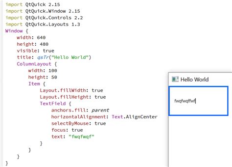 Padding In Text Field With Text AlignHCenter Qt Forum