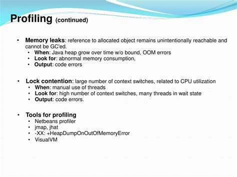 ppt java virtual machine profiling powerpoint presentation free