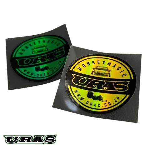 Uras Aurora Round Sticker Set Yellowgreen Ek Motors