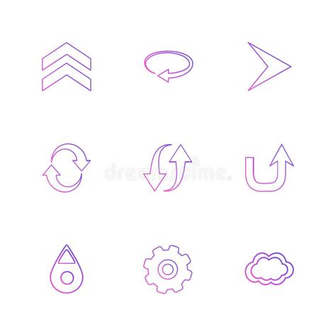 arrows directions pointer arrow user interface arrow stock