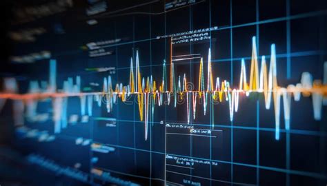 Colorful Seismograph Chart Displaying Earthquake Data Analysis Stock Illustration Illustration