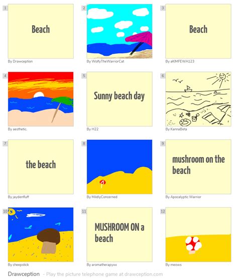 Beach Drawception