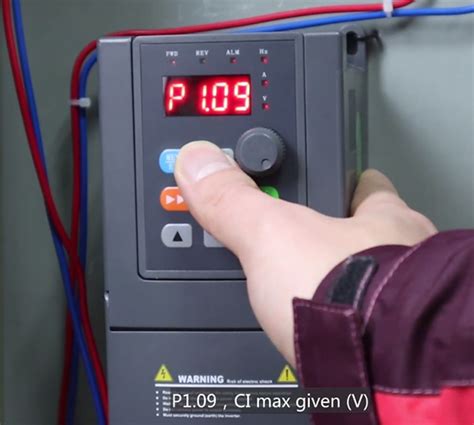vfd analog input for frequency control