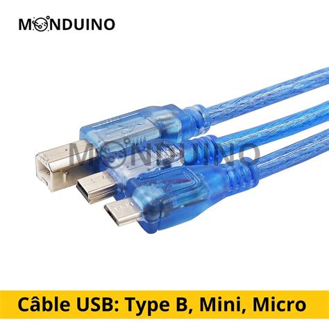 Câble Usb Pour Arduino Nano And Uno And Mega Monduino