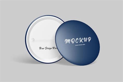 Premium Psd Pin Mockup