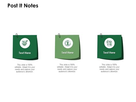 Post It Notes Ppt Powerpoint Presentation Portfolio Objects
