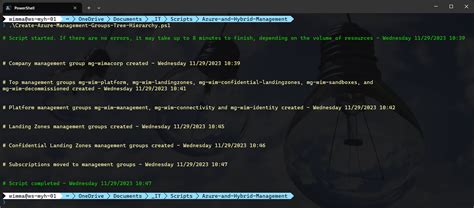 Azure Powershell Script Create A Management Group Tree Hierarchy Wim
