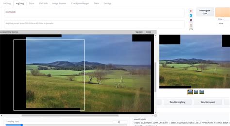 Feature Request Outpainting On An Infinite Canvas AUTOMATIC Stable Diffusion Webui