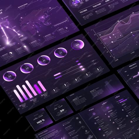 Data Visualization Dashboard Showcasing Analytics Trends Premium Ai