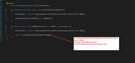 Objectdisposedexception On Browser Refresh F5 Cannot Process