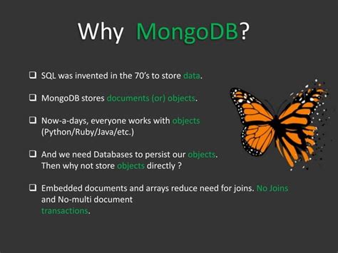 Mongodb Presentation Ppt