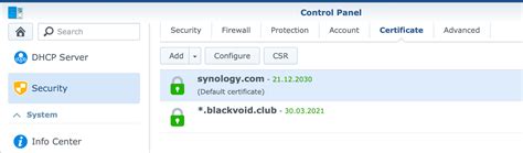 Synology Part Security Access