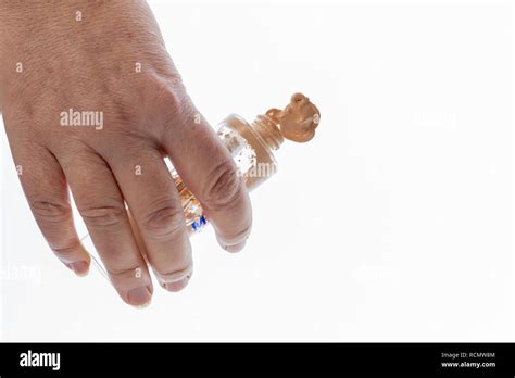 Blob Of Foundation Makeup Being Poured From A Bottle Stock Photo Alamy