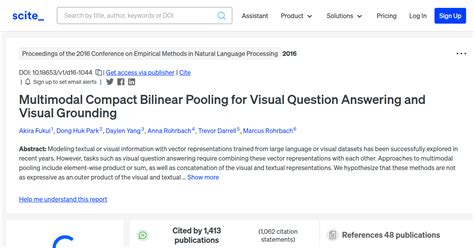 Multimodal Compact Bilinear Pooling For Visual Question Answering And