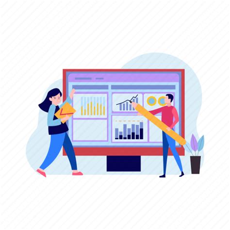 Chart Graph Analytics Monitor Screen Icon Download On Iconfinder