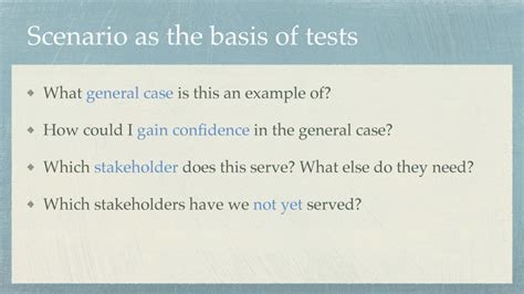 BDD Is Not About Testing Speaker Deck