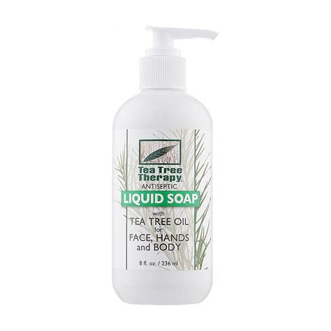 Жидкое мыло для лица, рук и тела Tea Tree Therapy с маслом чайного ...