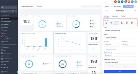 how to create and add dashboard widgets highlevel support portal