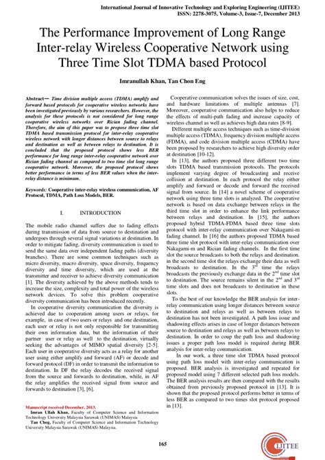 Pdf The Performance Improvement Of Long Range Inter Relay Wireless