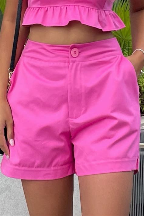 Conjunto Feminino Cropped E Short