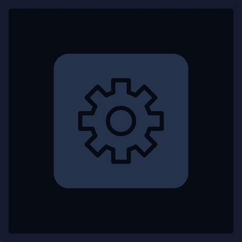 비활성 설정 버튼 Ui 요소 템플릿 프리미엄 벡터