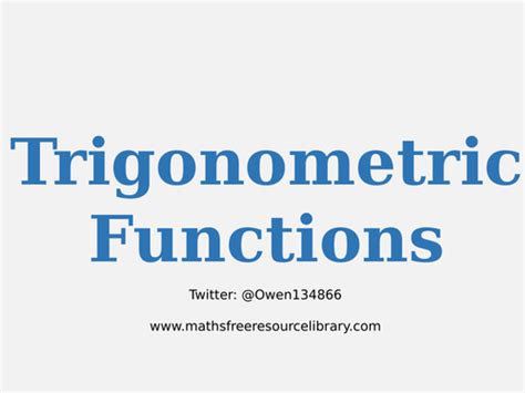A Level Pure Mathematics Year 2 A2 Teaching Resources