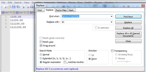 Regex Finding And Removing The Thousand Separator In Notepad Stack Overflow
