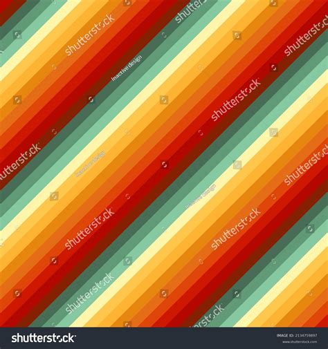 Seamless Retro Colorful Diagonal Pattern Background Stock Vector Royalty Free 2134759897