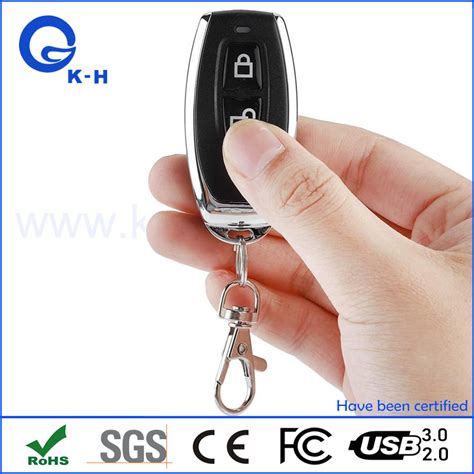 Remote Control Transmitter 2 Buttons 433MHz Wireless RF Learning Code Remote Control Remote