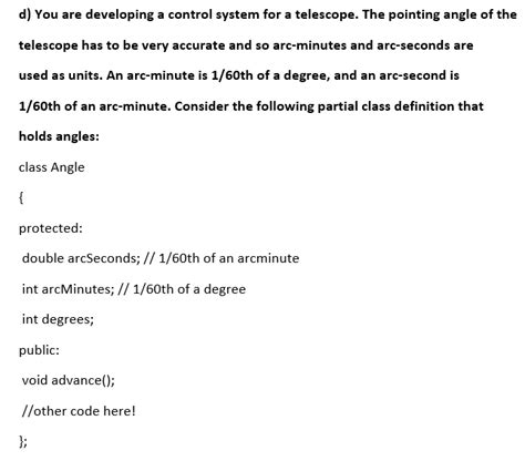 Solved I Implement A Constructor That Takes The Three Chegg