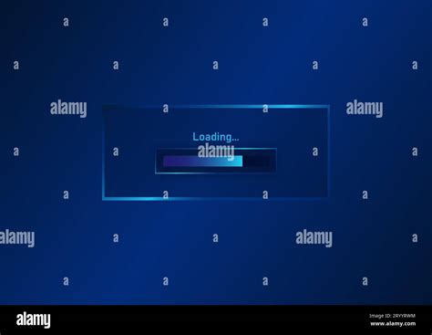 Technology Background Technology Loading Screen Showing Data Processing