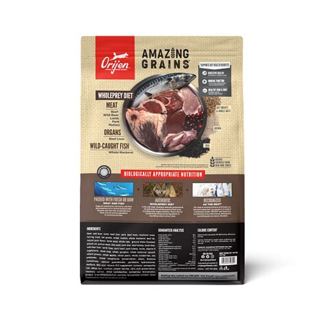 Orijen High Protein Amazing Grains Regional Red Dry Dog Food Petsense