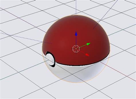 Blender 神奇宝贝球pokeball3d模型素材资源免费下载 Blender3d模型库