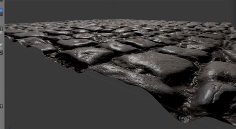 在blender中通过法线贴图和顶点位移实现石块地面的凹凸感 blender做凹凸不平地面 纸箱猪的博客 csdn博客