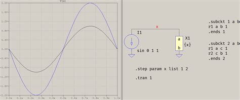 Analog Step And List Param Function For Real Components In Ltspice